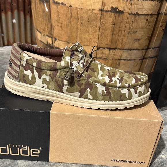 Hey Dude | Shoes | Hey Dude Wally Camo Flag | Poshmark
